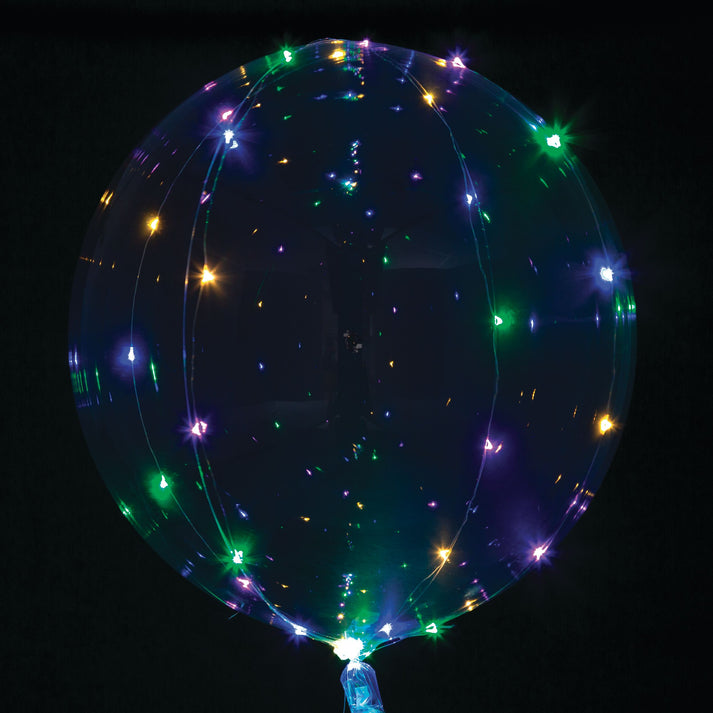 18" Colourful Lights LED Helium Balloon | Singapore – Party Theory SG